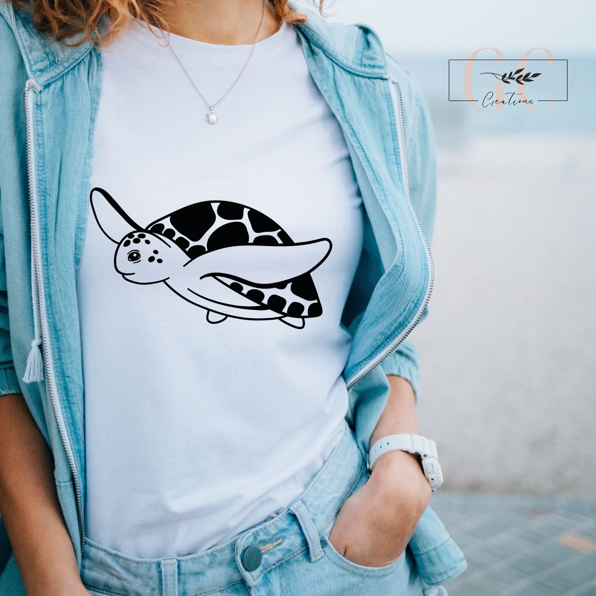 Sea Turtle Svg, Svg for Cricut, Summer Beach Svg, Ocean Hawaii SVG for ...