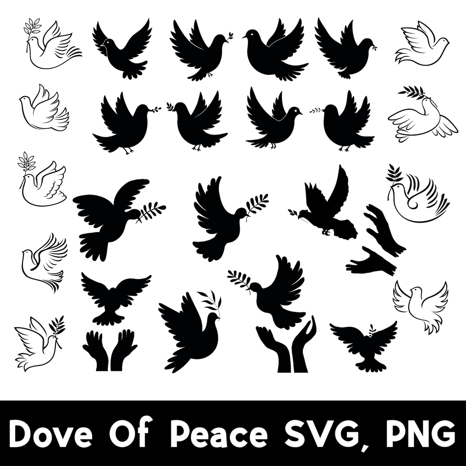 Doves SVG / Pigeon Svg / Peace Svg / Bird Svg / Dove Decorations ...