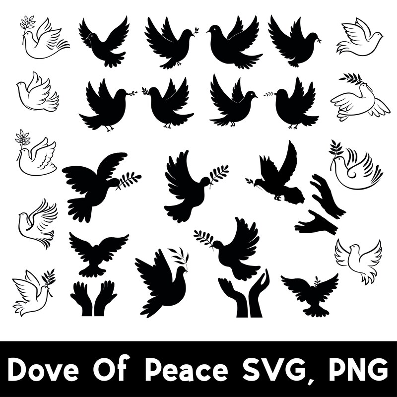 Dove Svg - Etsy