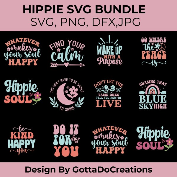 Hippie Svg - Etsy