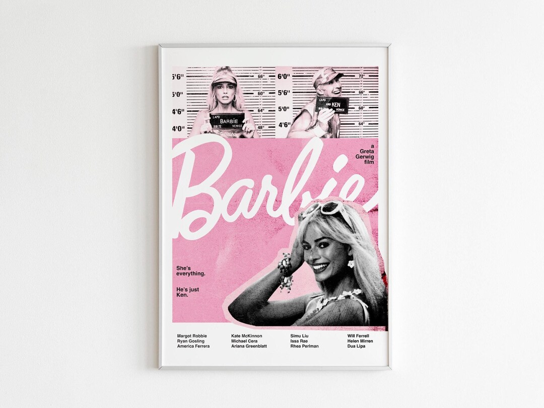 Barbie Movie Poster Wall Art Print - Etsy