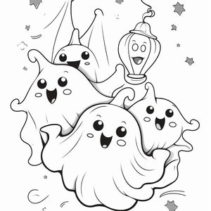 Halloween Coloring Pages for Kids, Coloring Sheets Halloween Party ...