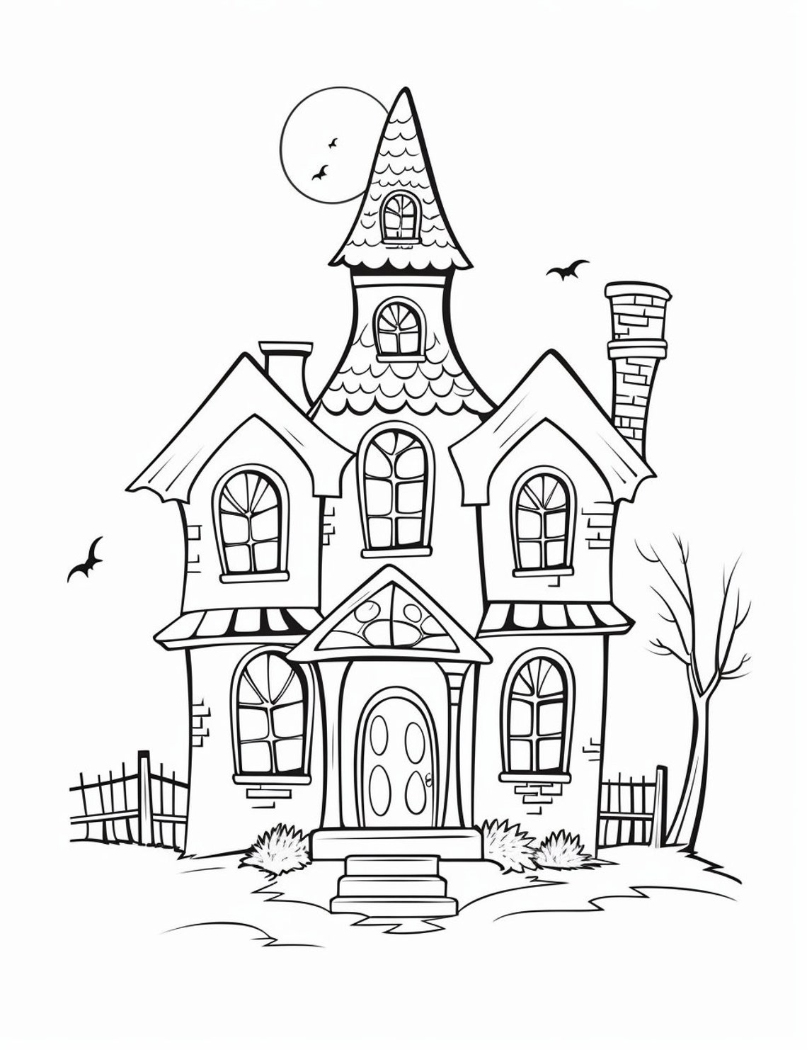 Halloween Coloring Pages for Kids, Coloring Sheets Halloween Party ...