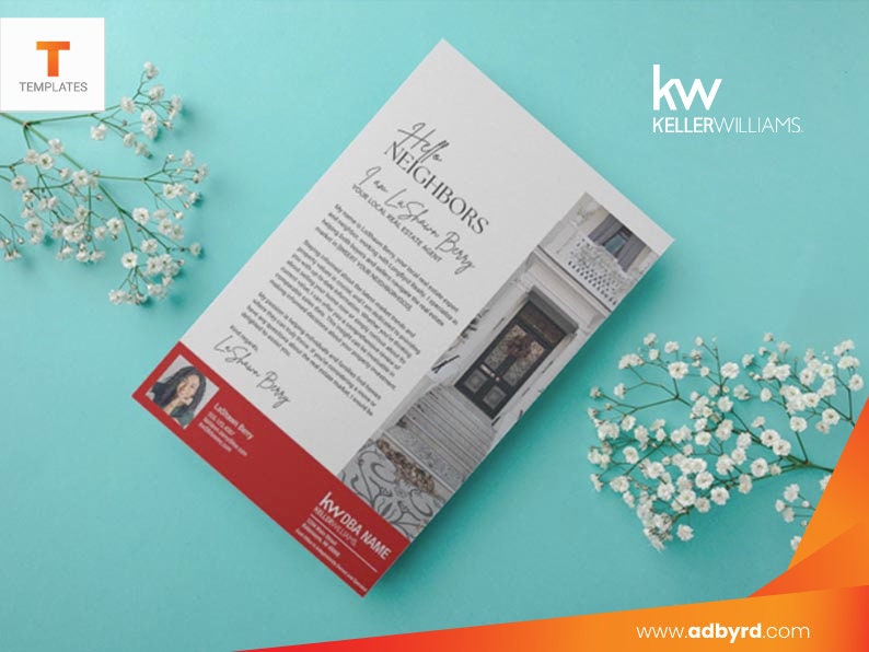 Keller Williams Real Estate Introduction Flier | Hello Neighbor Letter ...