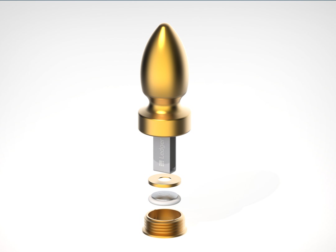 Ledger Stash Apple AirTag Ledger Plug Bitcoin Crypto Butt Plug BTC ETH ...