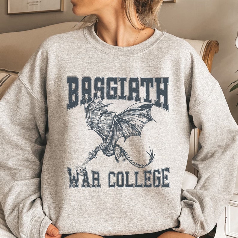 Personalized Fourth Wing Sweatshirt Basgiath War College - Etsy