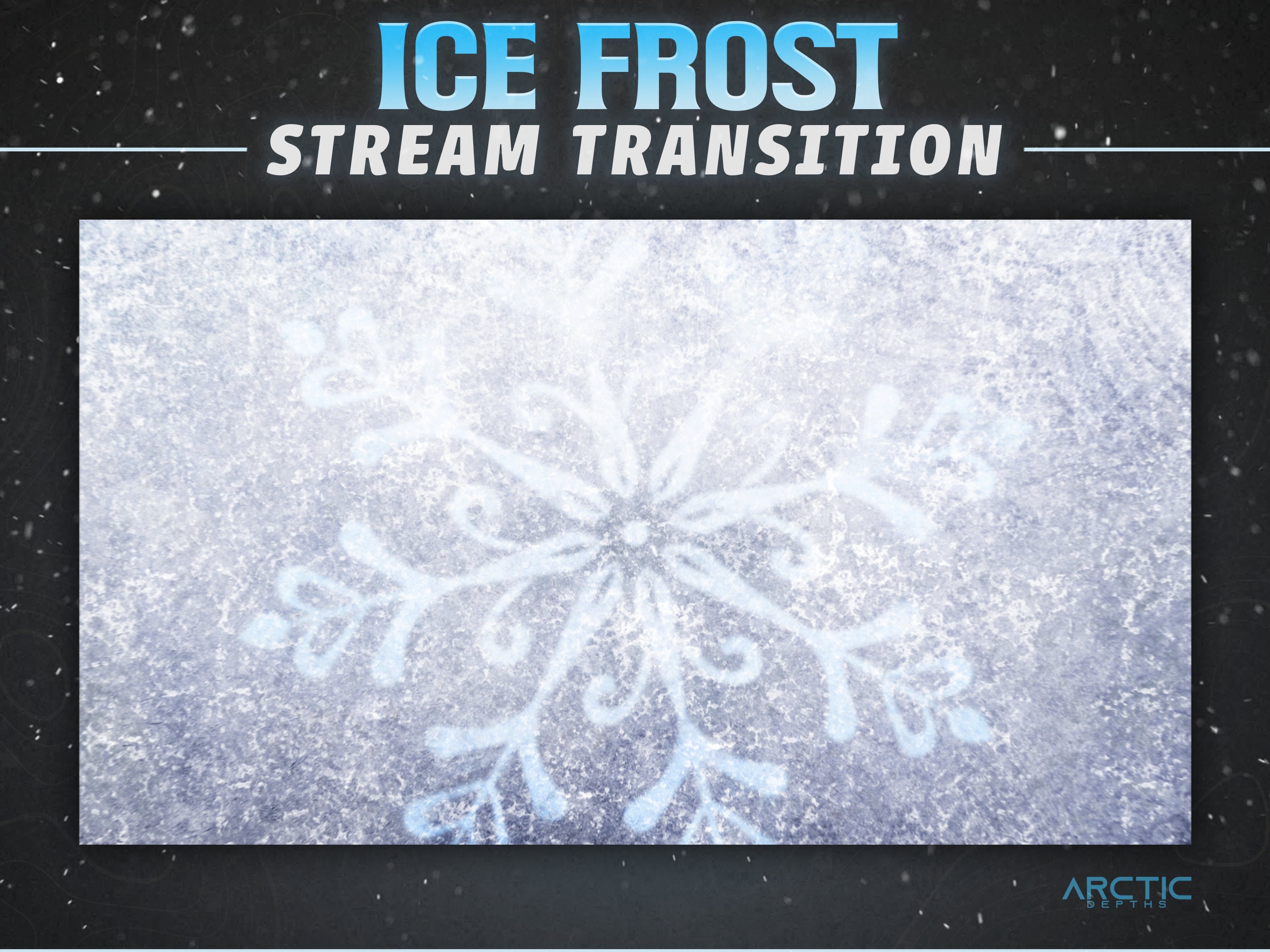 Winter Stream Transition Ice Frost Snow Transition, Christmas ...