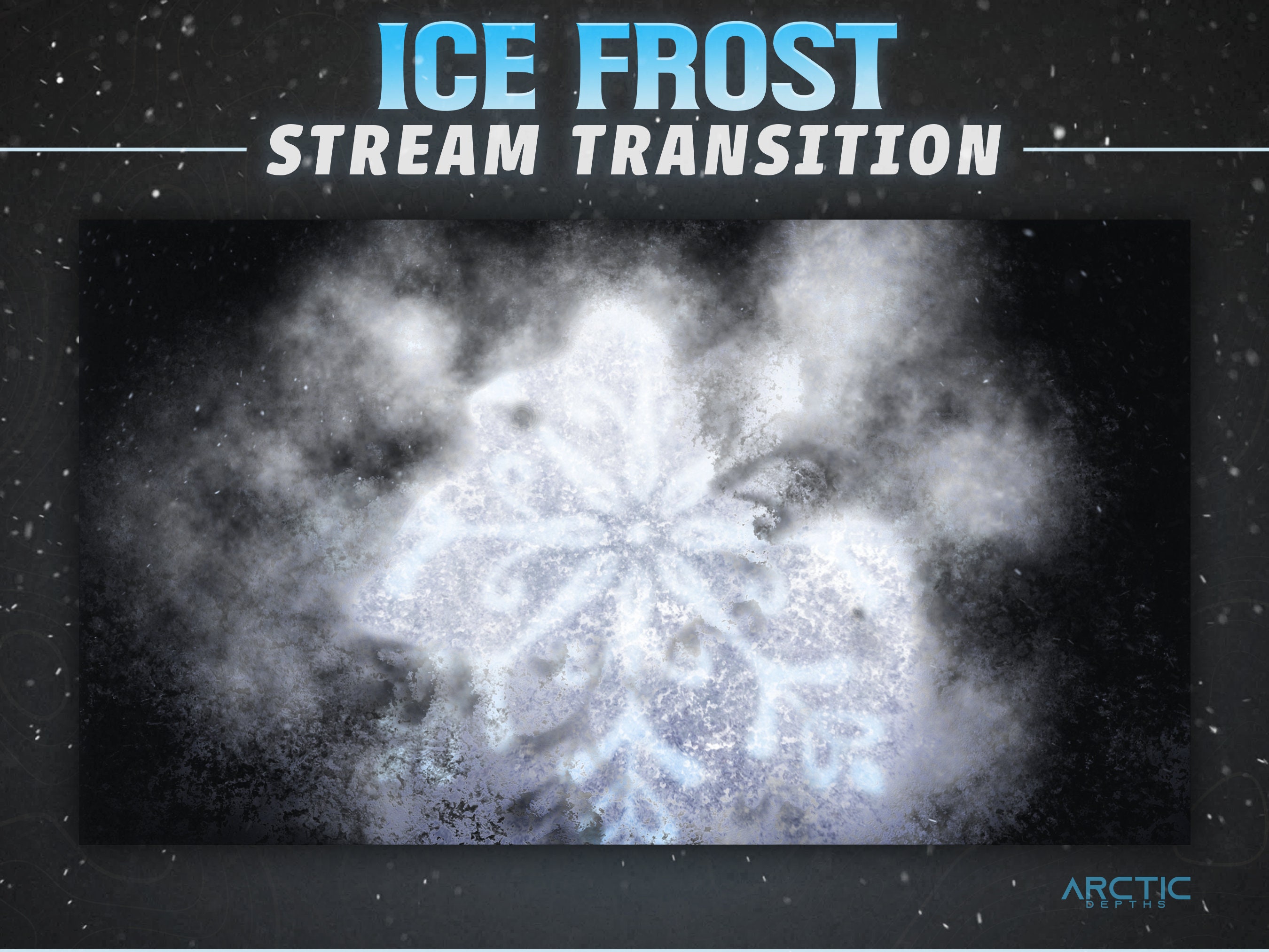 Winter Stream Transition Ice Frost Snow Transition, Christmas ...