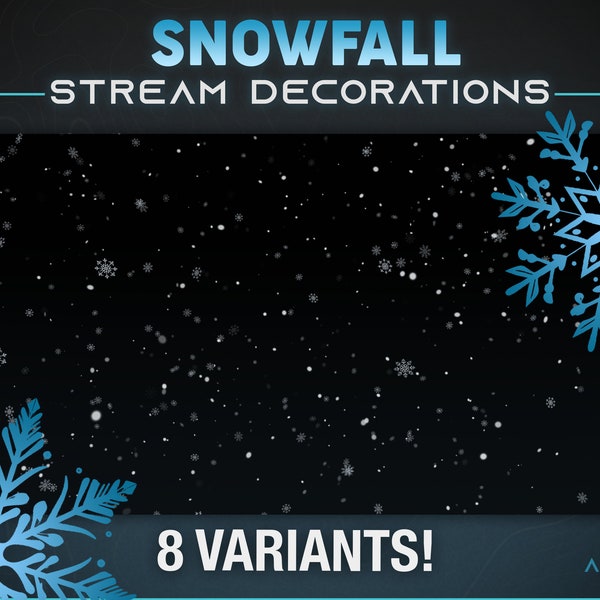 Snowfall for Stream - Etsy