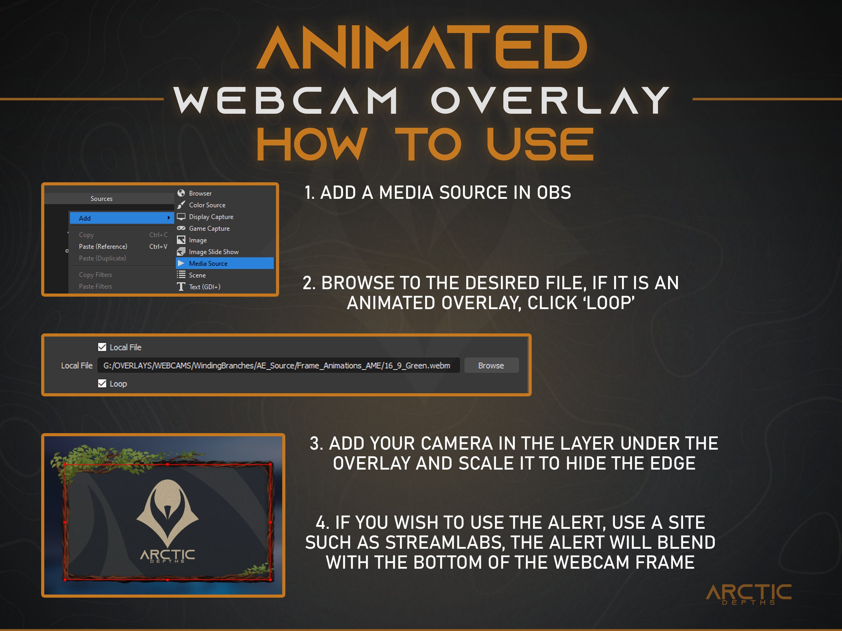 Fall Webcam Overlay Animated Autumn Twitch Overlay, Thanksgiving Stream ...