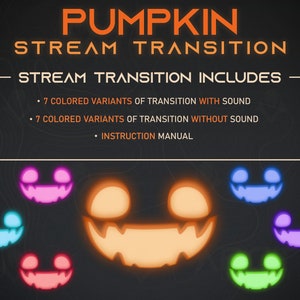 Fall Stream Transition - Pumpkin - Autumn Twitch Alert, Pumpkin ...
