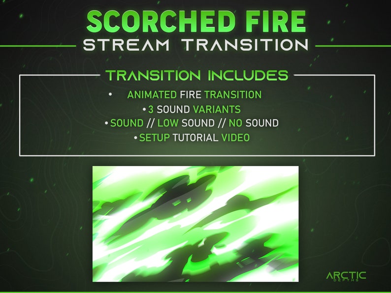 Fire Flame Stream Transition - Scorched - Fire Twitch Overlay, Cool ...
