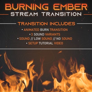 Fire Stream Transition - Burning - Fire Twitch Overlay, Cool Animation ...