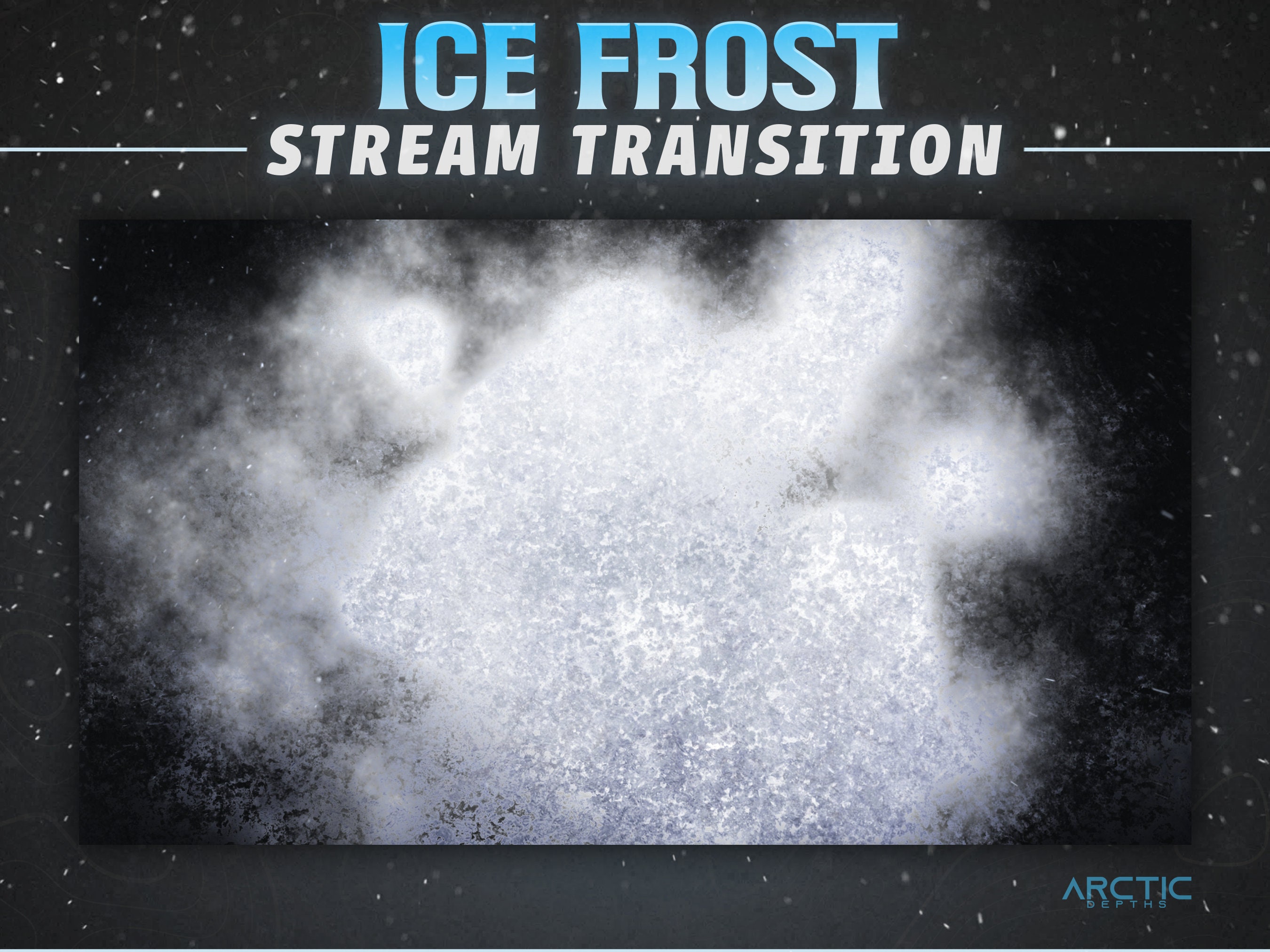 Winter Stream Transition Ice Frost Snow Transition, Christmas ...