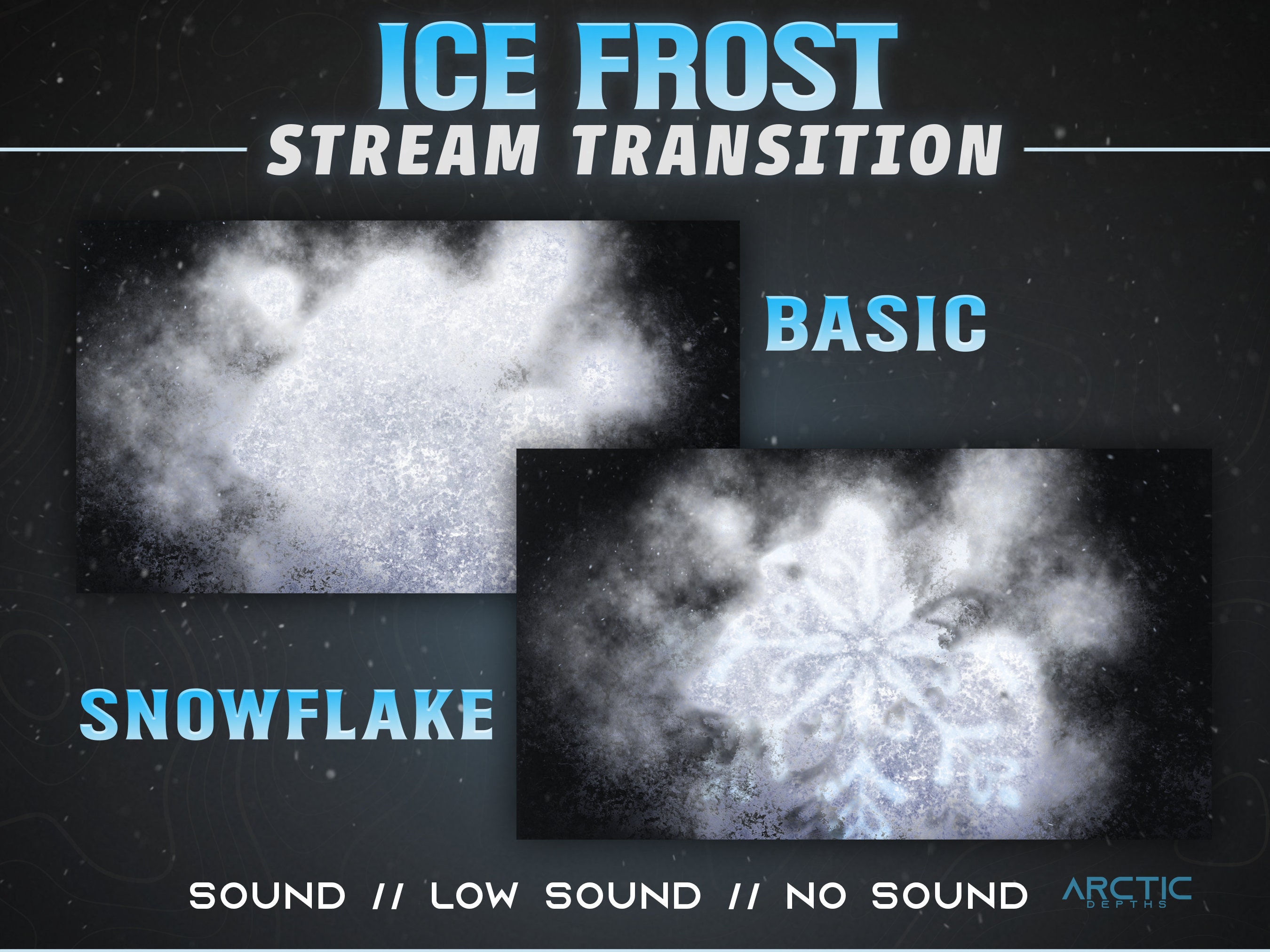 Winter Stream Transition Ice Frost Snow Transition, Christmas ...