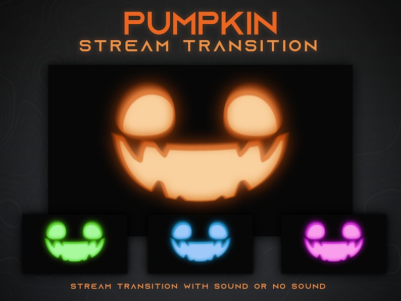 Fall Stream Transition - Pumpkin - Autumn Twitch Alert, Pumpkin ...