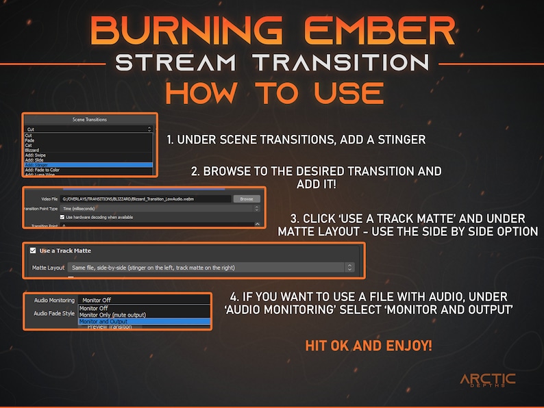 Fire Stream Transition - Burning - Fire Twitch Overlay, Cool Animation ...
