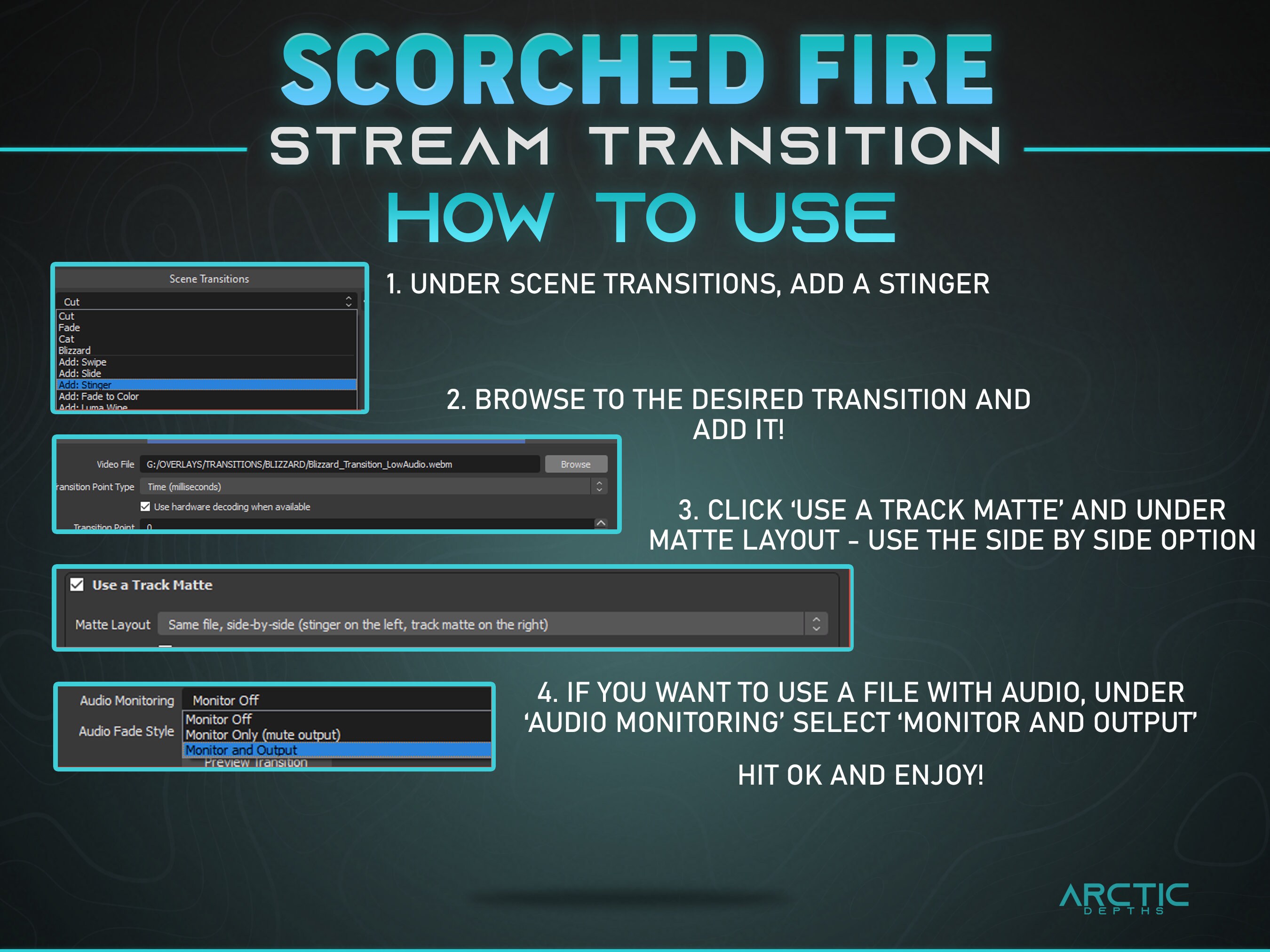 Fire Flame Stream Transition - Scorched - Fire Twitch Overlay, Cool ...