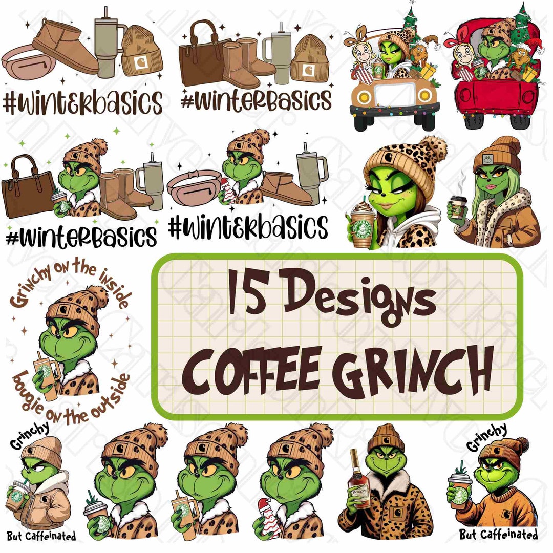 Boujee Cartoon Leopard Png Bundle, Coffee Leopard Boujee Cartoon Png ...