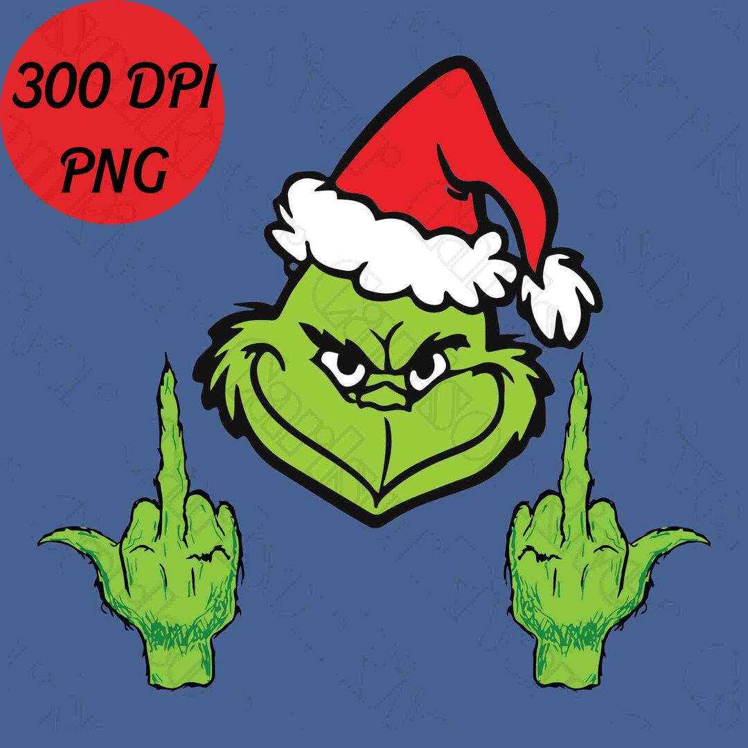 Grinch Middle Finger, Grinch Giving the Finger, the Grinch, Middle ...