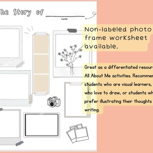 All About Me Worksheet Posters Instant Download - Aesthetic Back to ...