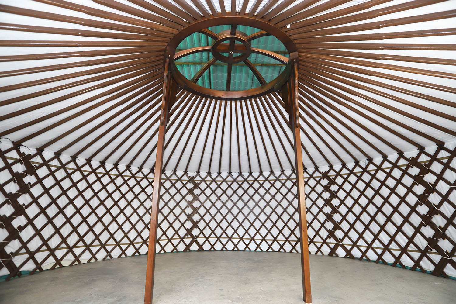 Original Mongolian Yurt in Brown Exterior Painting - Etsy