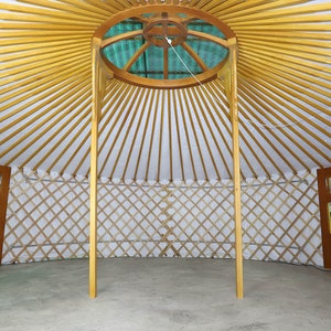 Original Mongolian Yurts in Teak Exterior Painting - M4 Model - Etsy Canada