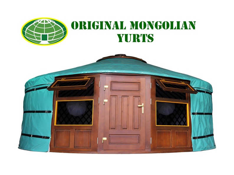 Original Mongolian Yurt in Brown Exterior Painting - Etsy