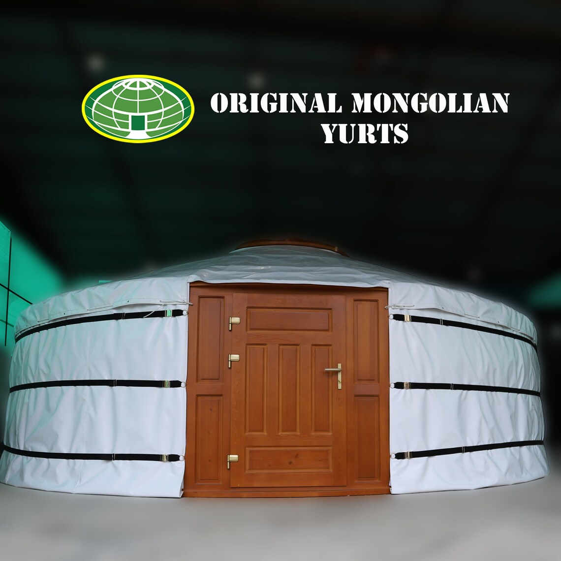 Original Mongolian Yurts in Teak Exterior Painting - M4 Model - Etsy