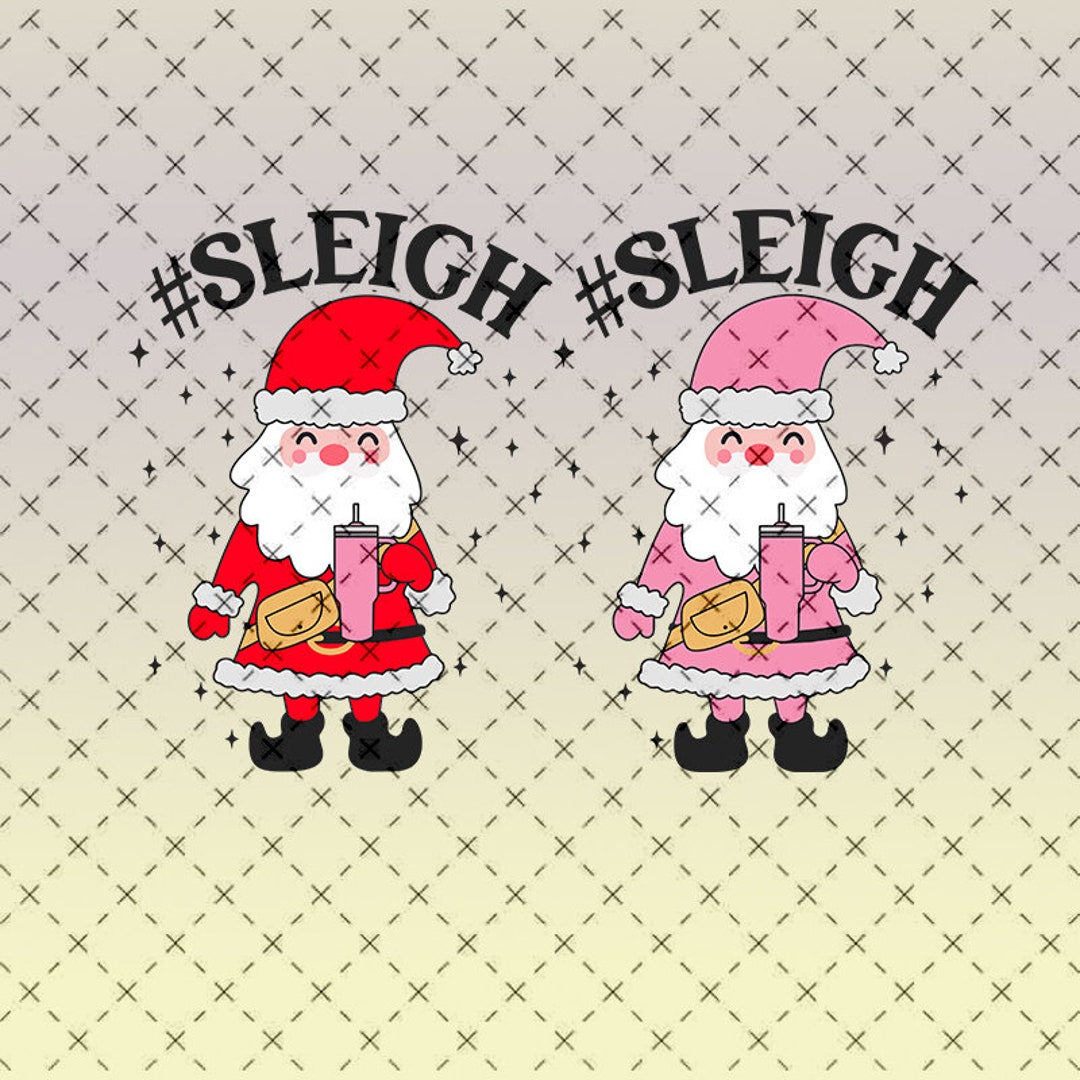 Boojee Boujee Svg Sleigh Bougie Santa Stanley Tumbler - Etsy