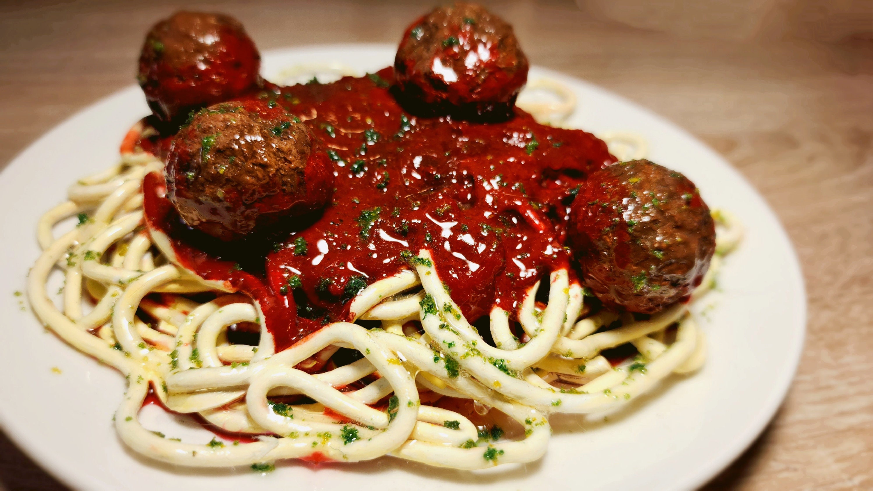 Realisticly Delicious Fake Spaghetti and Meatballs - Etsy