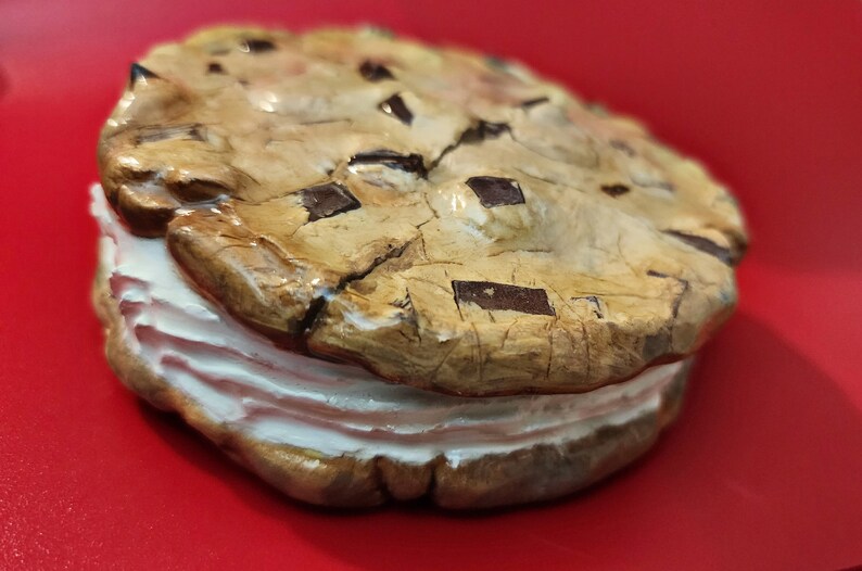 Super Cute Realistic Looking Fake Cookie Ice Cream Sandwich! - Etsy