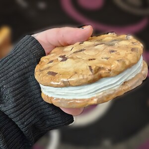 Super Cute Realistic Looking Fake Cookie Ice Cream Sandwich! - Etsy