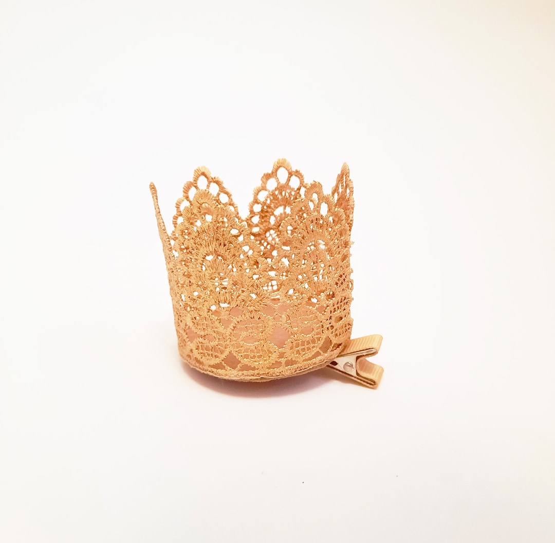 Gold Lace Crown Hairpin - Etsy
