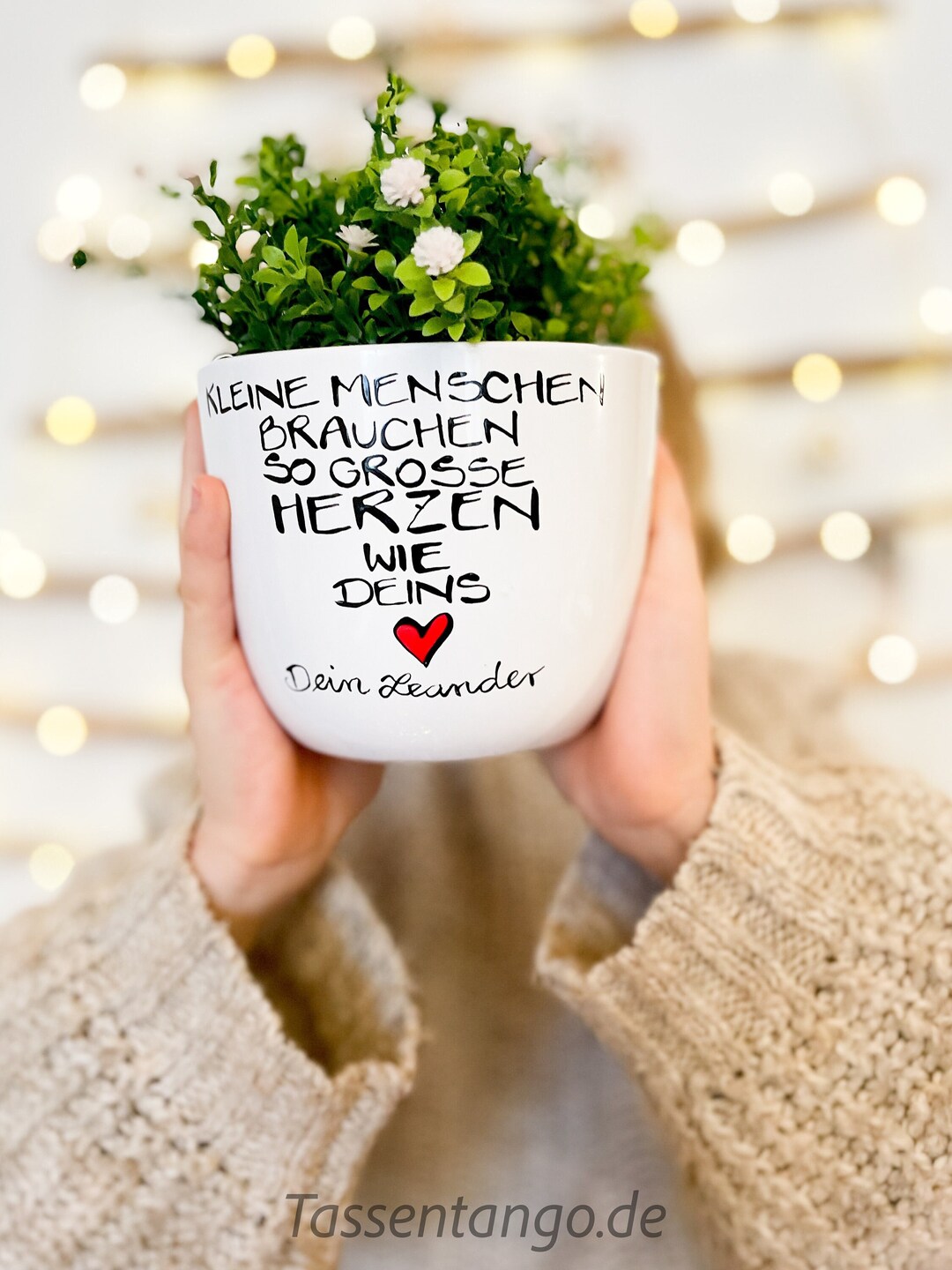 Personalized Flower Pot, Little People, Flower Pot Kindergarten ...
