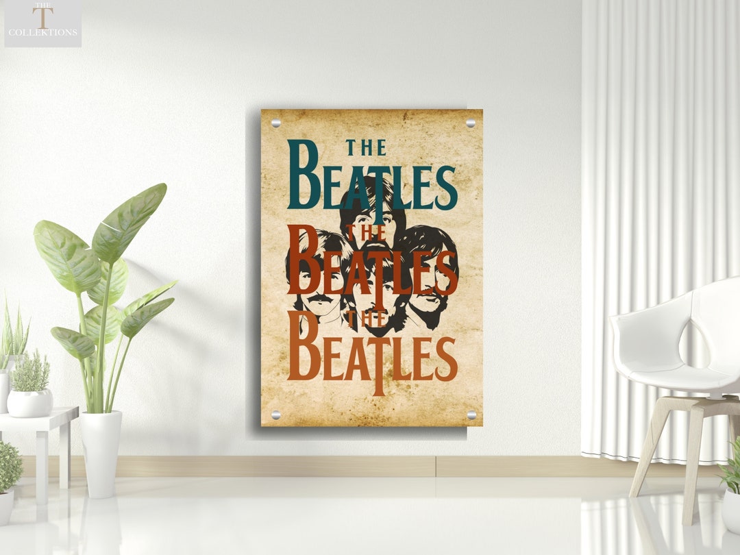 The Beatles Wall Poster, Beatles Framed Poster, the Beatles Inspired ...