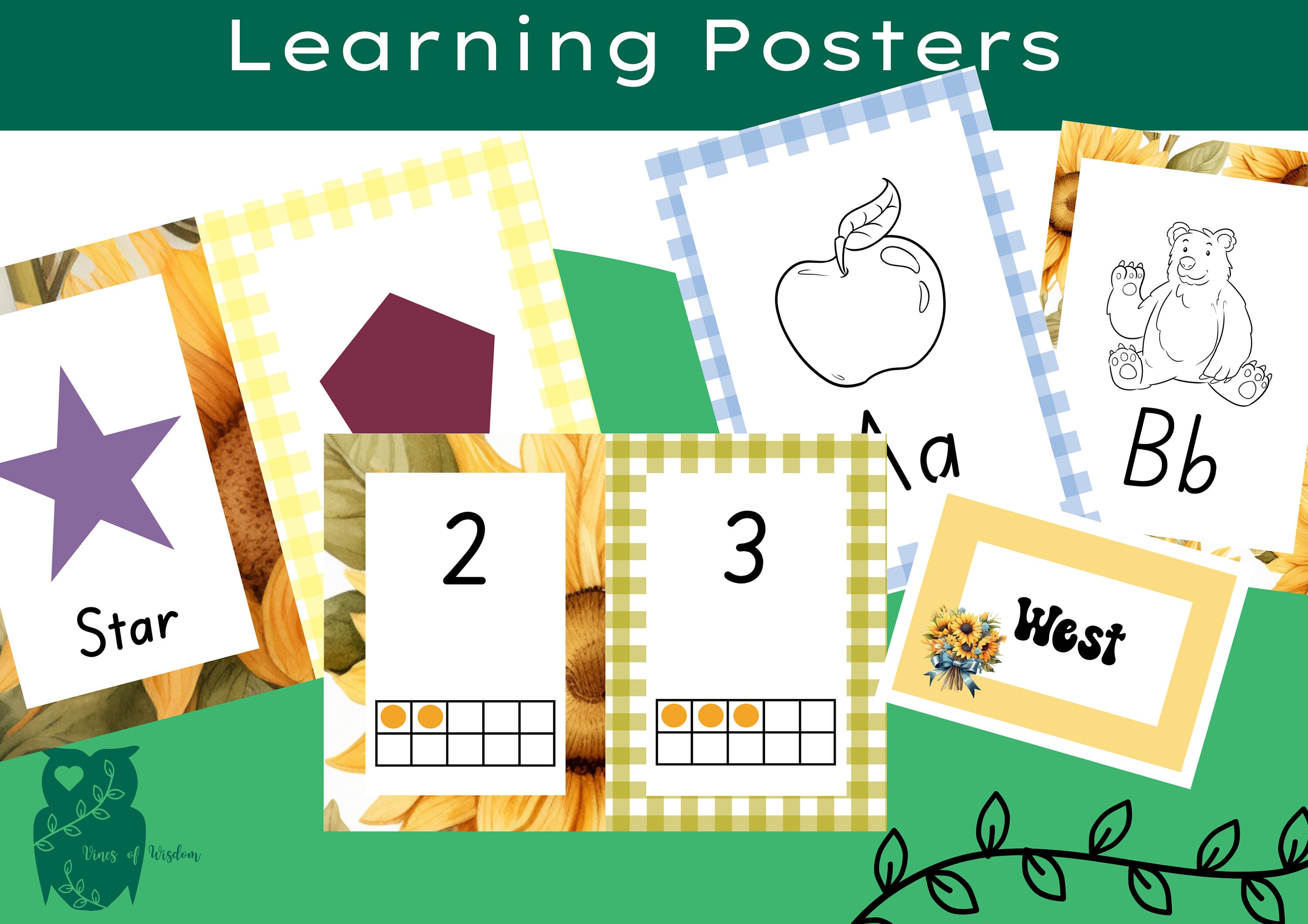 Sunflower Classroom Decor, Sunny Day, Yellow, Decoration, Class ...