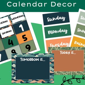 Camping Classroom Decor, Colourful, Decoration, Class, Birthday Chart ...