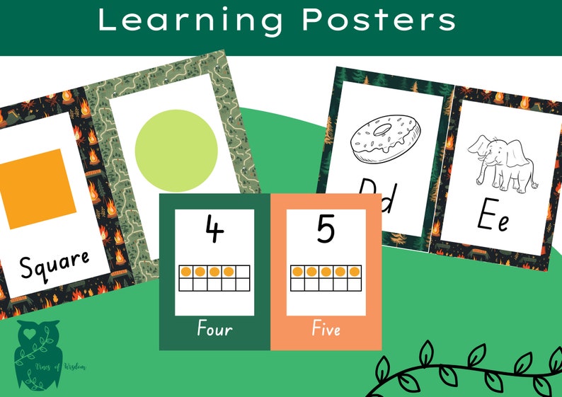 Camping Classroom Decor, Colourful, Decoration, Class, Birthday Chart ...