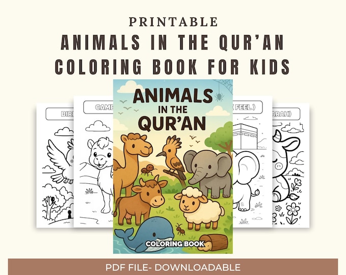 Mariam and Jamal Go to the Zoo – Coloring and Activity Book - Etsy Canada