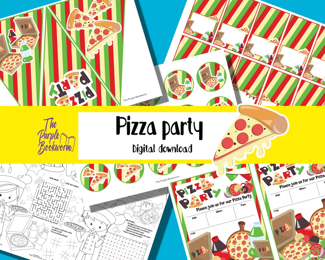 Pizza Party Bundle/ Digital Download - Etsy
