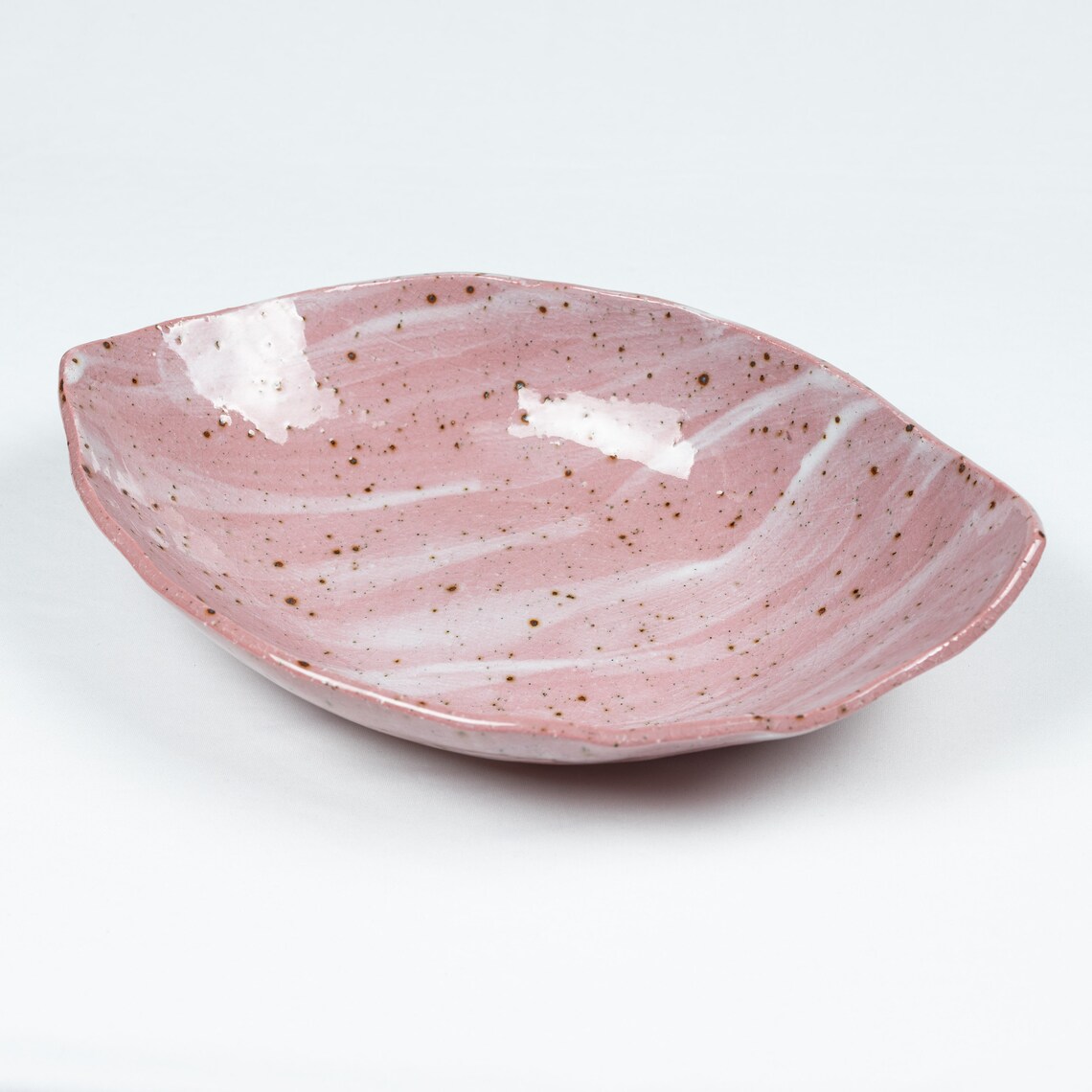Hasami Sakura Leaf-form Platter 波佐見桜木葉型大皿 - Etsy