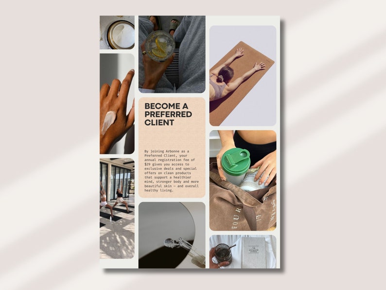 Arbonne | Become a Preferred Client | 5" X 7" | Digital Download | Printable - Etsy