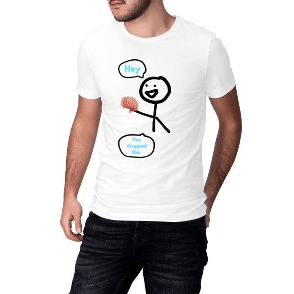 Funny Stickman Brain - Etsy