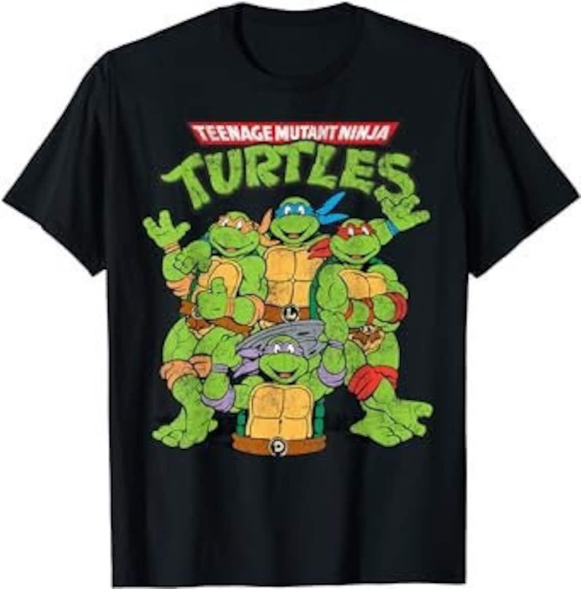 Teenage Mutant Ninja Turtles Classic Retro Gift Tshirt - Etsy