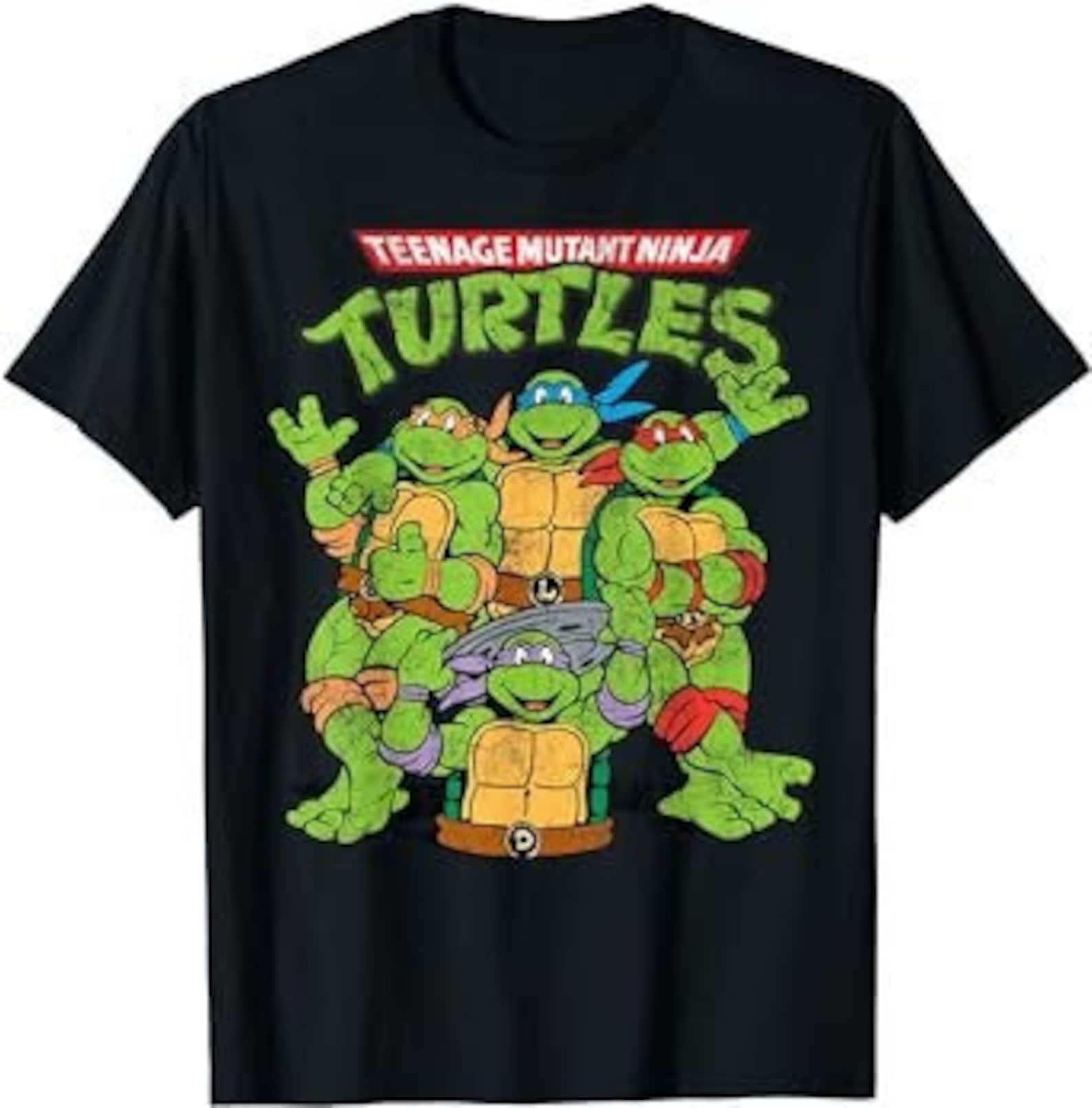 Teenage Mutant Ninja Turtles Classic Retro Gift Tshirt - Etsy