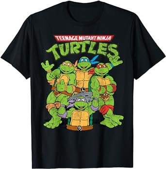 Teenage Mutant Ninja Turtles Classic Retro Gift Tshirt - Etsy