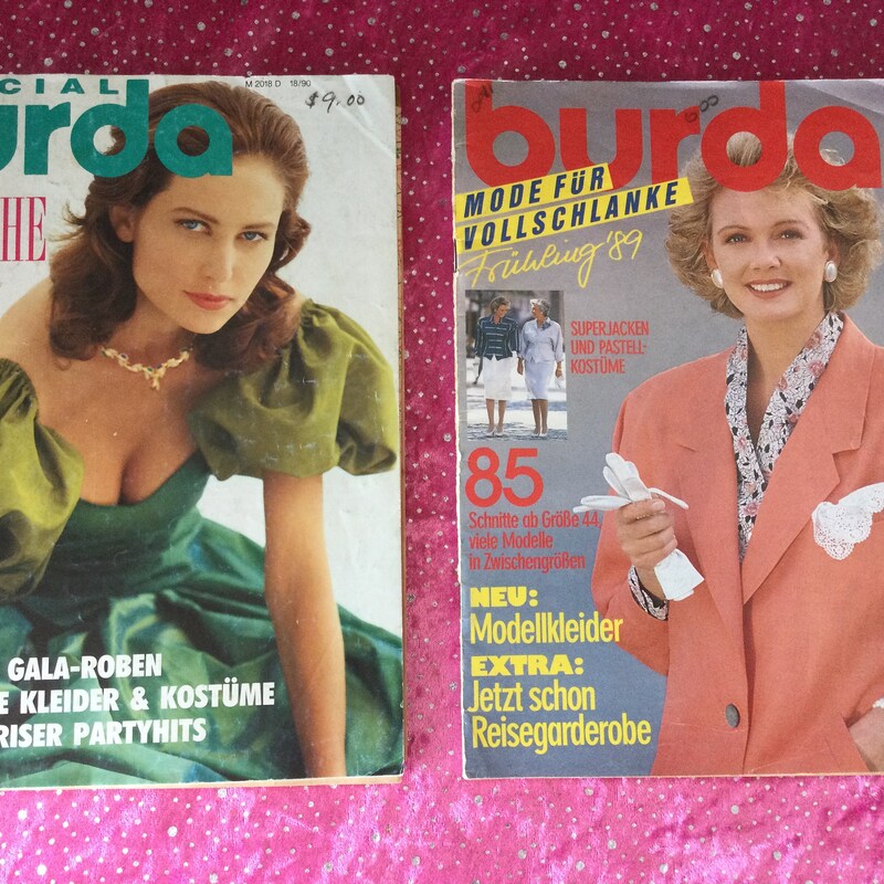 Magazine Burda 1990 - Etsy