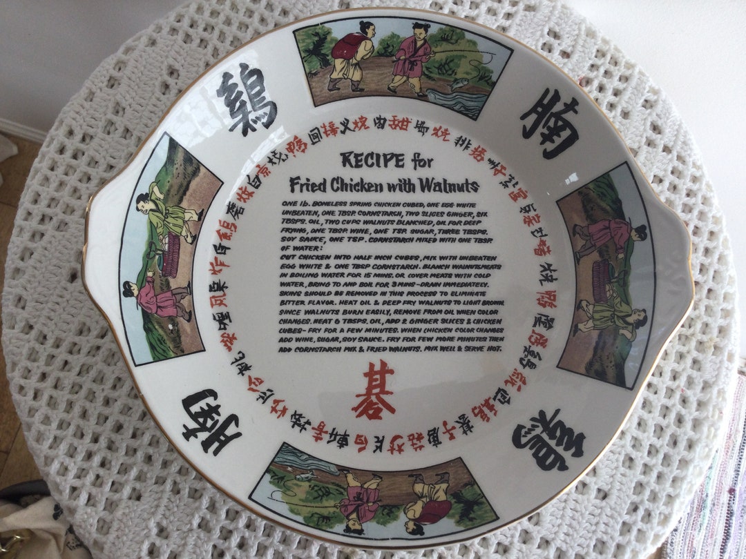Vintage Ideal Ironstone Ware Japanese Recipe Dish Bowl Plate IDE ...