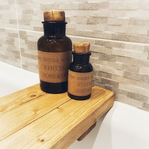 Wooden Bath Board, Rustic Bathtub Tray, Solid Wood Bath Rack, Custom ...